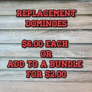 Dominoes | Games | 25 Vintage Whitman Replacement Domino Large Black ...